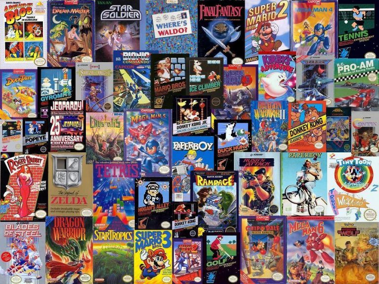 Videogame-collage-logo - Retrocade